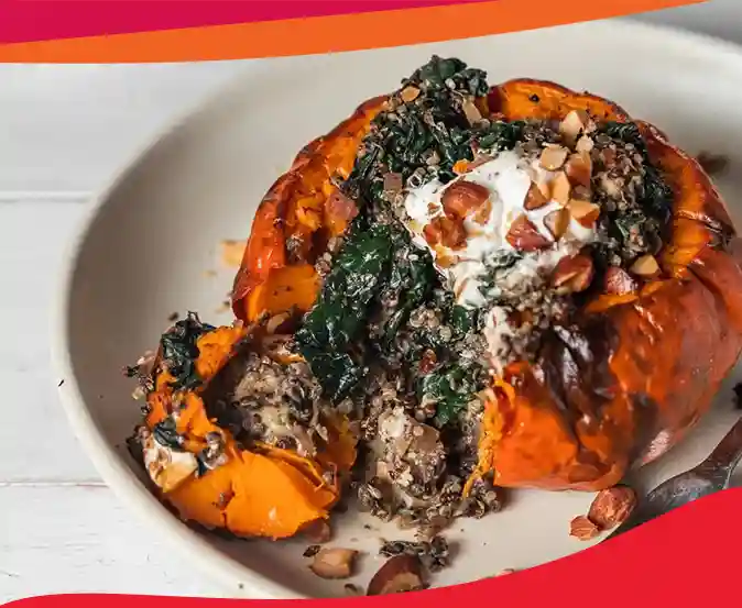 Mini stuffed pumpkins with quinoa and kale, a cosy autumn Instant Pot ...